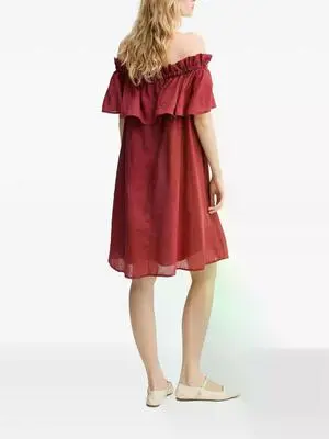 Marc O'polo Off-shoulder Ruffled Mini Dress