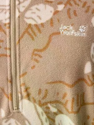 JACK WOLFSKIN Graphic-print Fleece Sweater
