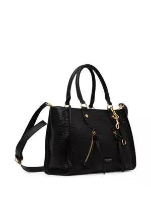 Marc O'polo Textured-leather Tote Bag - Black
