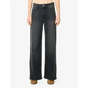 Paige Anessa 31in Wide-leg Denim Jeans