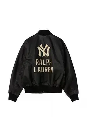 Polo Ralph Lauren Logo-patch Leather Jacket