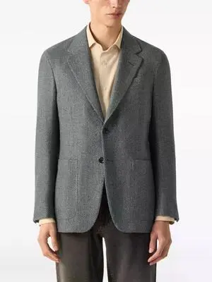 Zegna Dark- And Oasi Cashmere Jacket