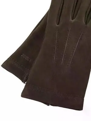 Zegna Secondskin Gloves - Brown