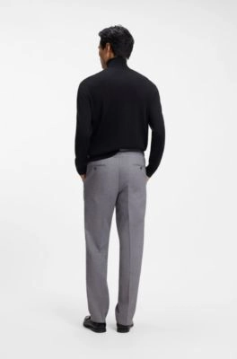 BOSS Turtleneck Sweater In Extra-fine Merino Wool