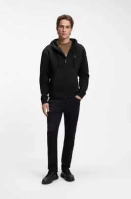 BOSS Porsche X Relaxed-fit Zip-up Hoodie With Logo