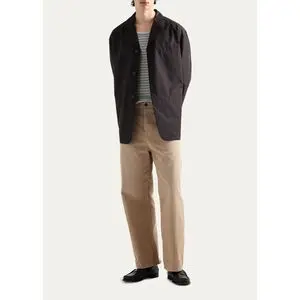 Prada Gart-dyed Cotton Gabardine Pants