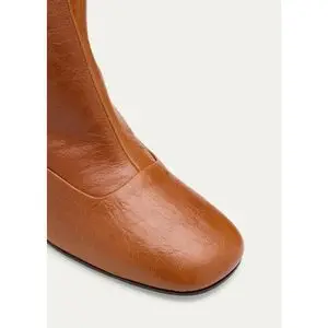 Dries Van Noten 70mm Crinkled Leather Over-the-knee Boots
