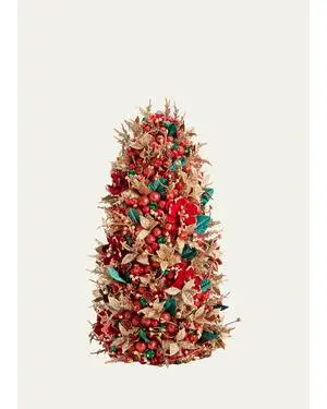 SALZBURG CREATIONS Shining Elegance 18" Tabletop Christmas Tree - Multi