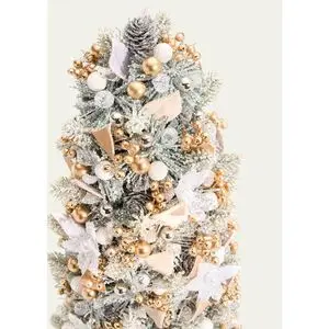 SALZBURG CREATIONS Winter Wonderland 18" Tabletop Christmas Tree