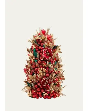 SALZBURG CREATIONS Shining Elegance 12" Tabletop Christmas Tree - Multi