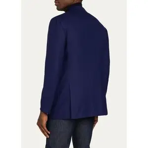 Kiton Wool Solid Single-breasted Sport Coat