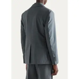 Prada Mouliné Wool Single-breasted Blazer