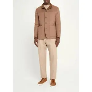 Zegna Houndstooth Wool-blend Jacket