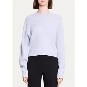 Theory Ribbed Wool Crewneck Sweater