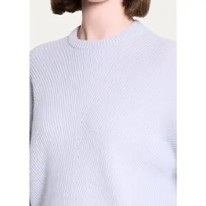 Theory Ribbed Wool Crewneck Sweater