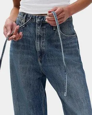 Rag & Bone Phoebe Featherweight Drawstring Jeans - Delcan