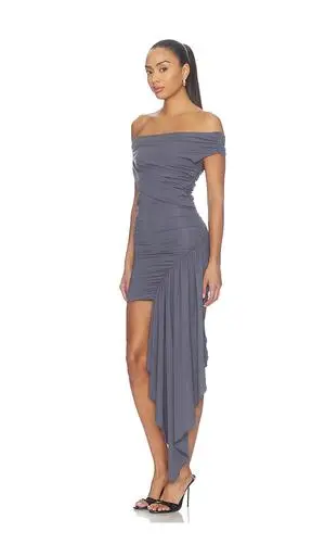 Superdown X Hannah Lizzy Mallery Drape Mini Dress