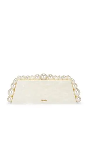 Cult Gaia Eos Lungo Clutch - Ivory