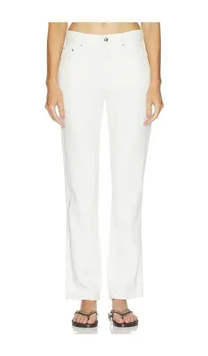 DL1961 Cate Slim Leg Jeans In Ivory - Eggshell