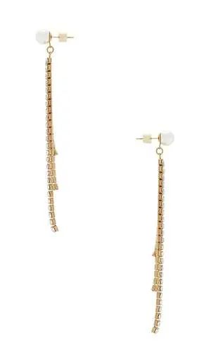 NATALIE B JEWELRY Keke Earring In Metallic Gold