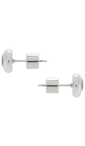 NATALIE B JEWELRY Dylan Stud Earring In Metallic