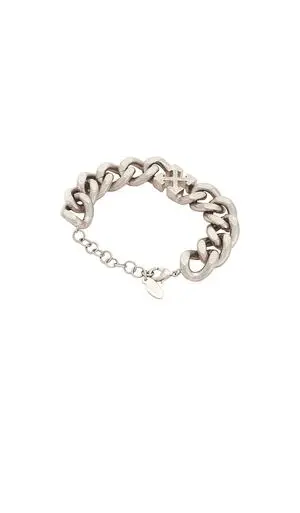 Off-White Arrow Chain Bracelet In Metallic