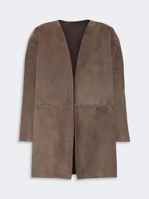 Max Mara Suede Overcoat