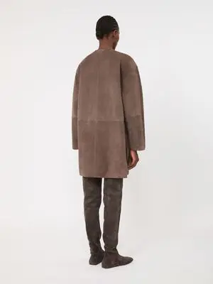 Max Mara Suede Overcoat