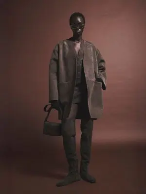 Max Mara Suede Overcoat