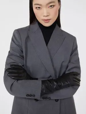 Max Mara Mid-length Nappa Leather Gloves