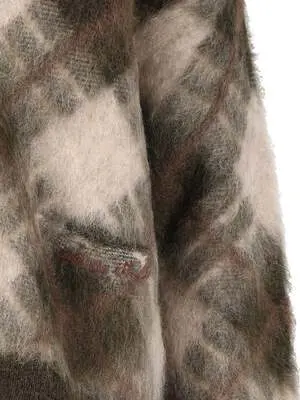 Acne Studios Mohair Cardigan With V-neck - Multicolor