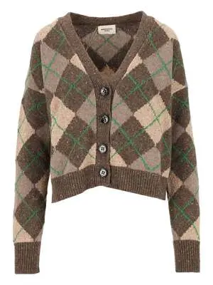 Max Mara Argyle Cardigan