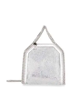 Stella McCartney Stella Mccartney Women Mini Falabella Tote Bag Silver