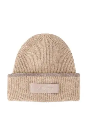 Jacquemus Le Bonnet Alpaca Hat - Cream