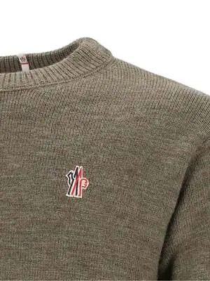 Moncler Wool Sweater With Logo