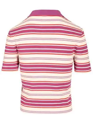 Celine Knitted Cotton Polo Shirt
