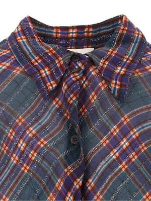 Dries Van Noten Form-fitting Lurex Shirt - Multicolor
