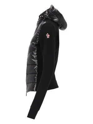 Moncler Padded Zip-up Hoodie - Black