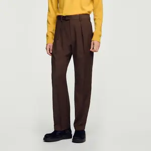 Sandro Wide-leg Wool Trousers