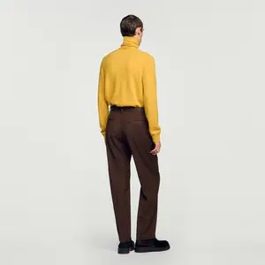 Sandro Wide-leg Wool Trousers