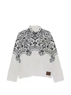Goldbergh Anshin Paisley-pattern Sweater - Grey