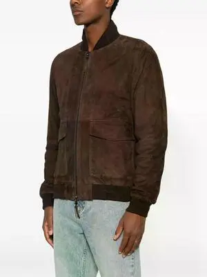 BULLY Suede Bomber Jacket
