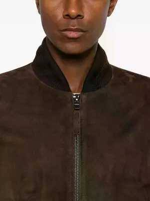 BULLY Suede Bomber Jacket