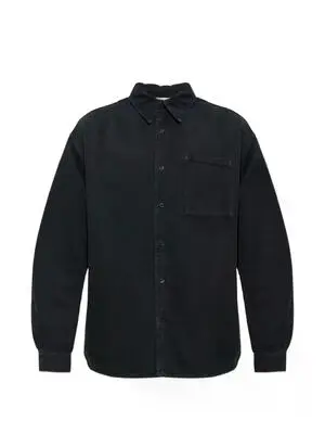 American Vintage Lycaz Chest-pocket Denim Shirt - Black