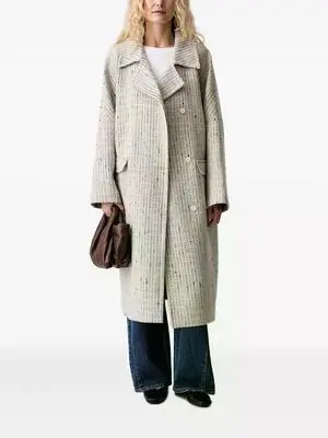 Munthe Vindaloo Herringbone Tweed Coat