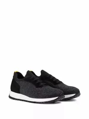 DOUCAL'S Panelled Lace-up Sneakers