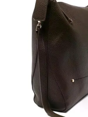 CAFÈNOIR Grained-effect Logo-plaque Tote Bag