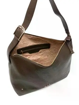CAFÈNOIR Grained-effect Logo-plaque Tote Bag