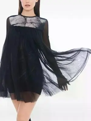 TESSITURA Ancient Tulle-overlay Mini Dress