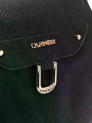 CAFÈNOIR Logo-plaque Pebbled-effect Backpack